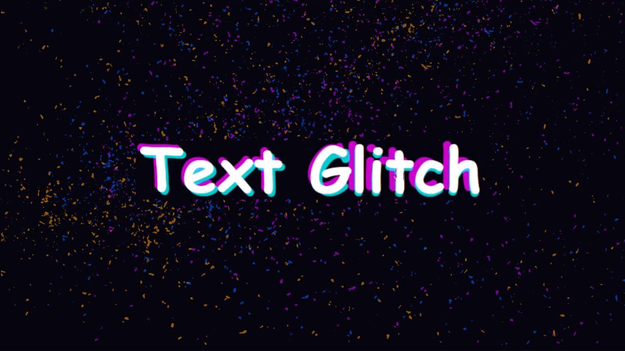 css text glitch effect | glitch effect - YouTube