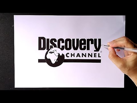How to draw the Discovery Channel logo - YouTube