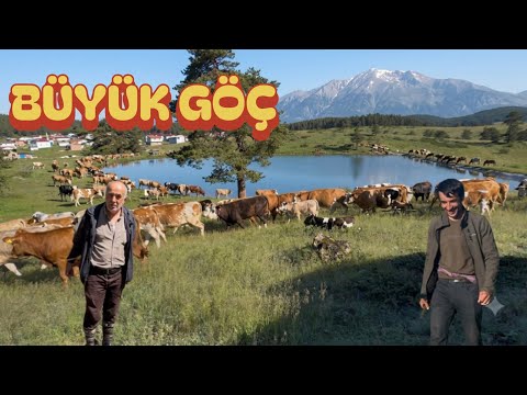 KÖYDEN YAYLAYA ZORLU YOLCULUK !! 100 YILLIK GELENEK