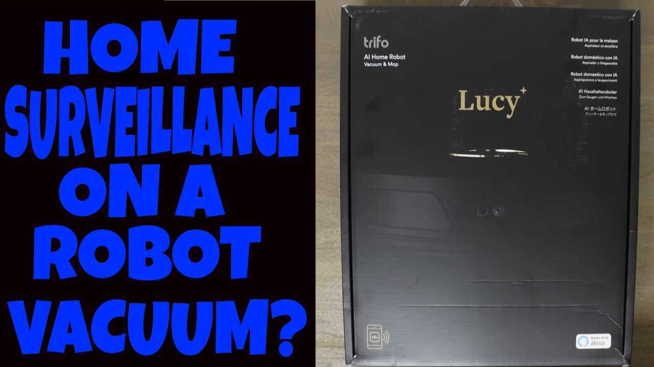 Trifo LUCY Robot Vacuum & MOP w/ Surveillance Camera & Obstacle ...