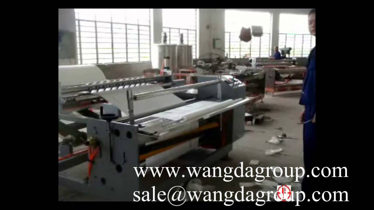 Roll type wet tissue machine. - YouTube