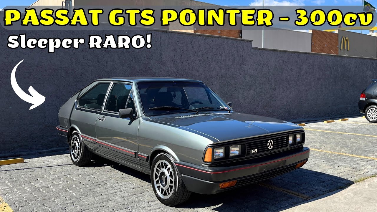 PASSAT GTS POINTER 1.8 1986 - UM CARRO TURBO COM 300cv - O PRIMO ERIC ...