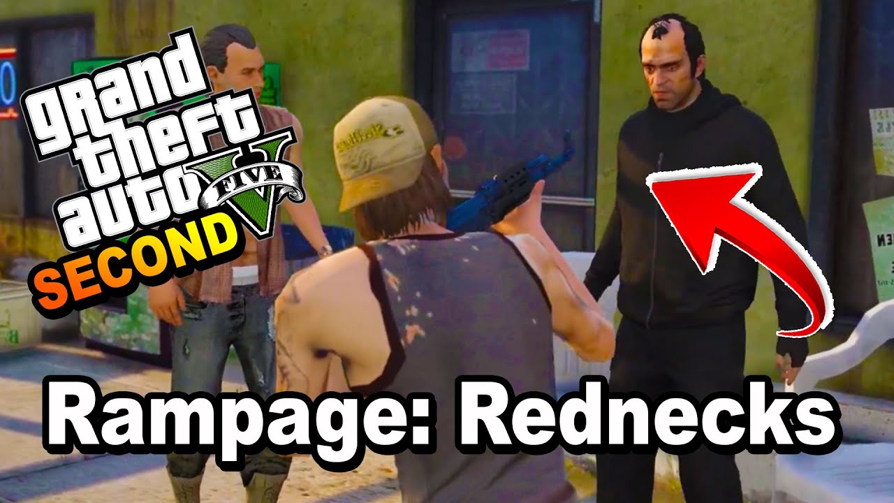 GRAND THEFT AUTO 5 Single Player 🔥 Mission: RAMPAGE: REDNECKS⚡ Waiting ...