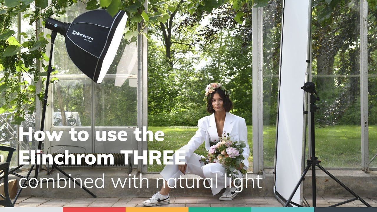 How to use the Elinchrom THREE combined with natural light - YouTube