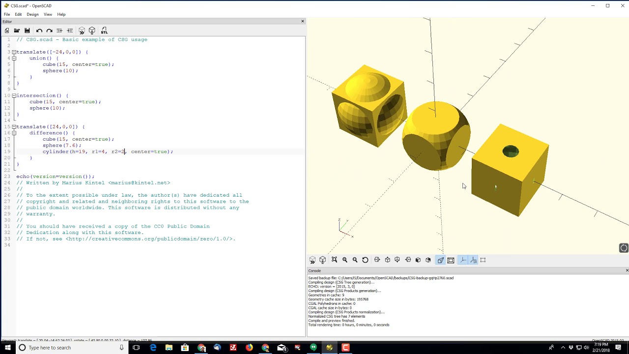Have you tried OpenSCAD? - YouTube