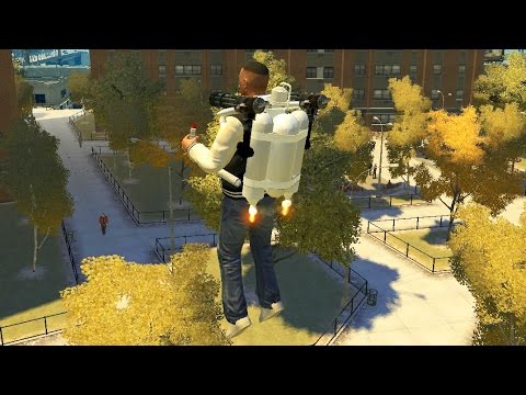 Grand Theft Auto IV - GTA Jetpack (MOD) HD - YouTube