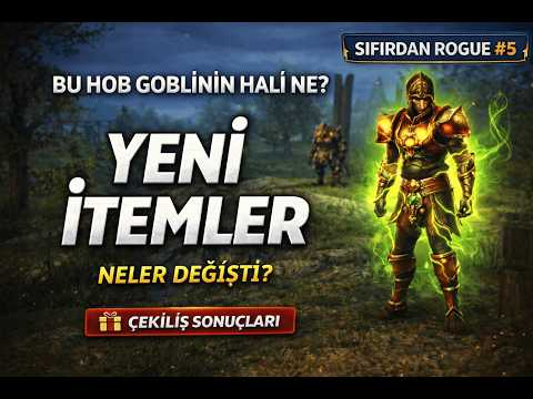 Bu Hob Goblin’in Hali Ne?! Yeni İtemler + Çekiliş Sonuçları | Anvil Yüzümüze Güldü |SıfırdanRogue #5