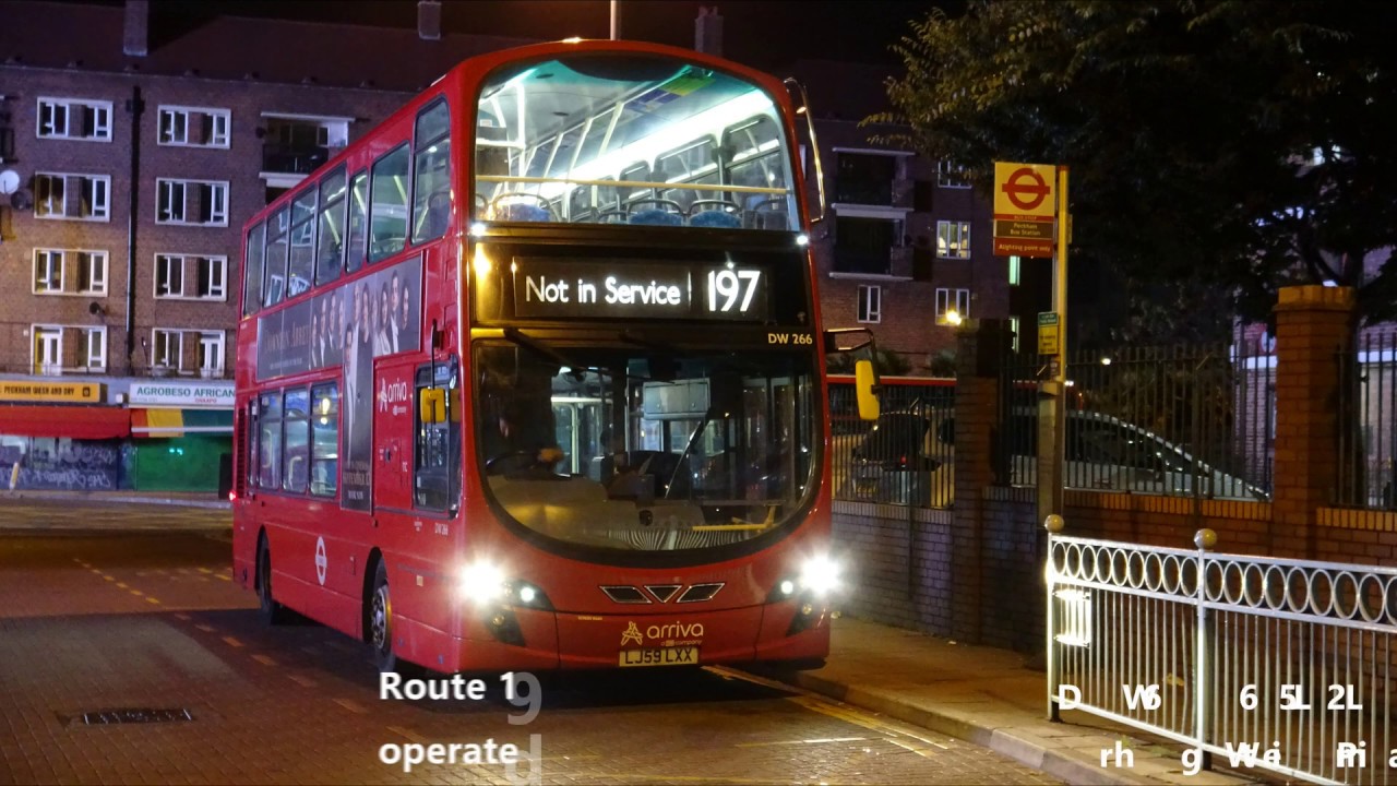 Journey on The 197 (DW266 LJ59LXX) Wright Gemini 2 Pulsar VDL DB300 ...