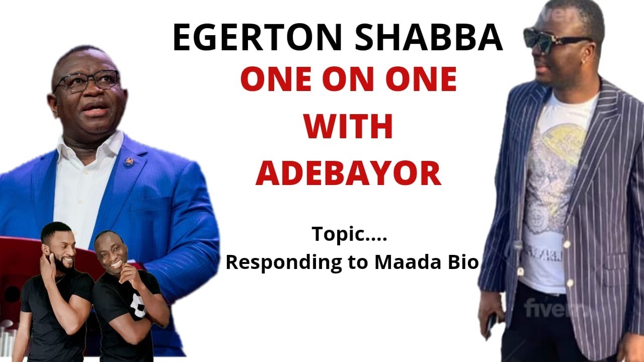 Adebayoh reaction to Maada Bio - YouTube
