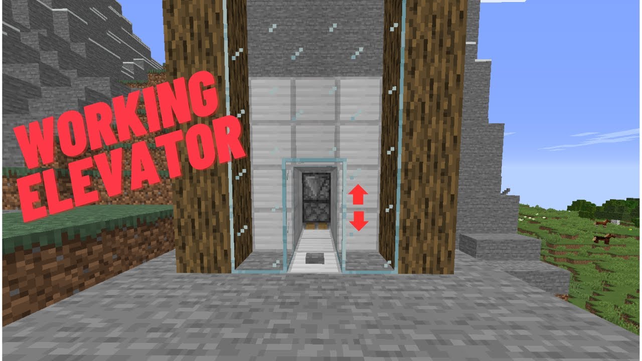 "Minecraft ELEVATOR Tutorial: Rise to the Top!" - YouTube