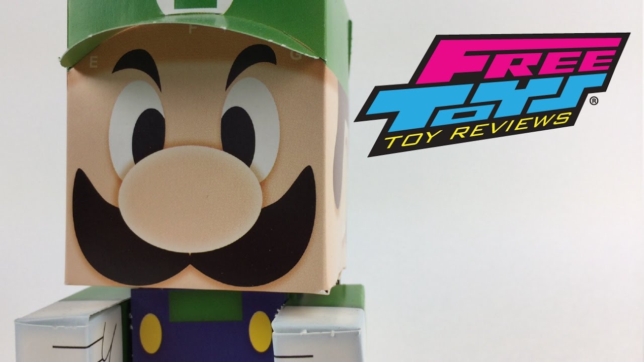 FREE Toys Review! NINTENDO Mario & Luigi Paper Jam How To Build Paper ...
