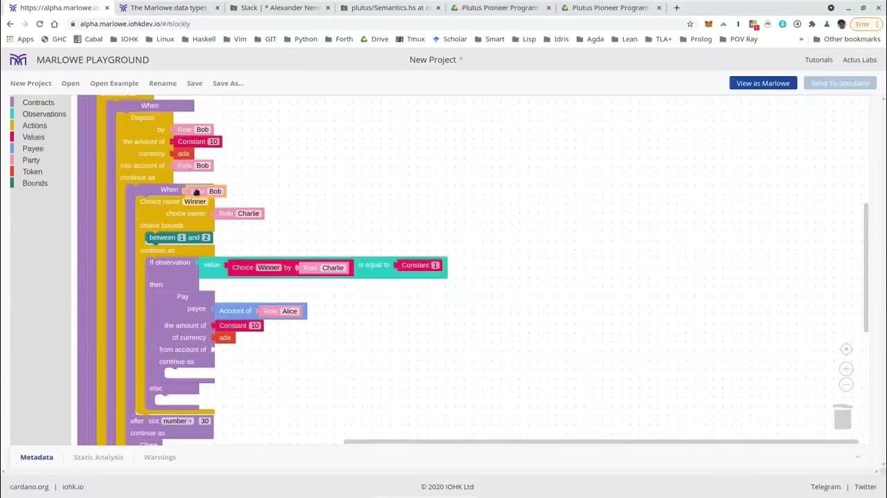 PPP 040702 - Marlowe Playground Demo - YouTube