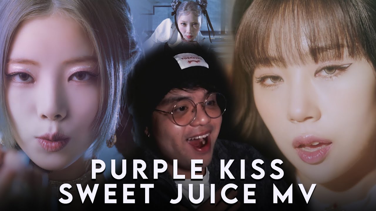 퍼플키스(PURPLE KISS) 'Sweet Juice' MV | REACTION - YouTube