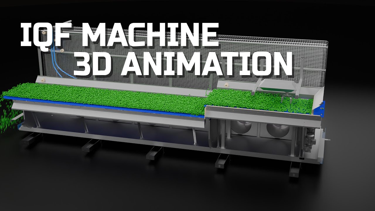 IQF Machine 3D Animation - YouTube