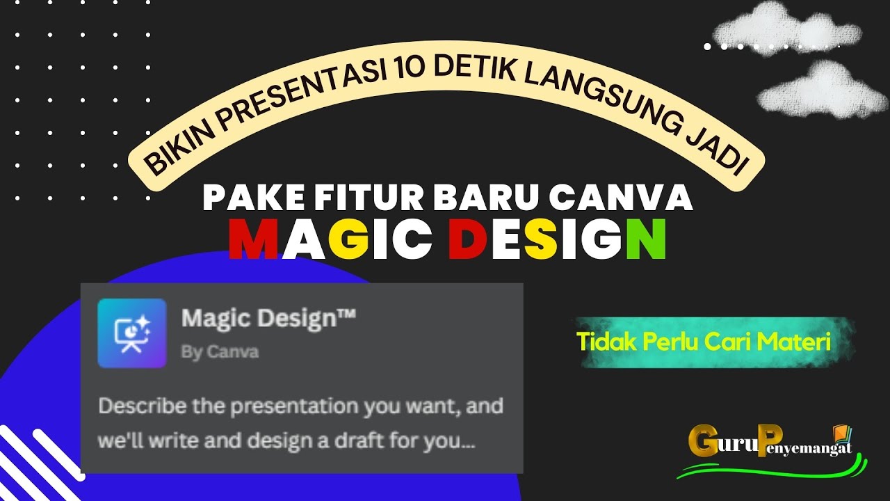 Magic Design! Bikin Presentasi 10 Detik Langsung Jadi di Canva - YouTube