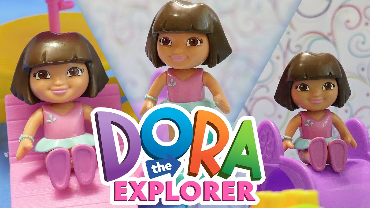 Dora Pool Fun - Dora the Explorer hangs out at the pool with friends ...