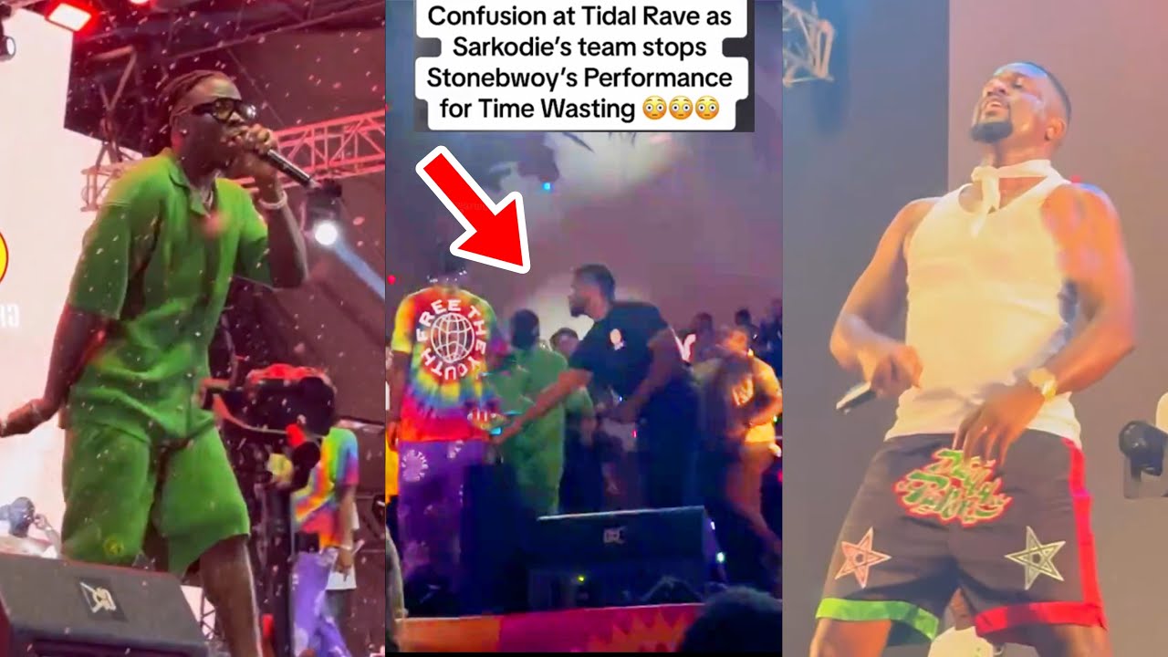 Stonebwoy And Sarkodie’s Manager Angel Clash On Stage at Tidal Rave ...