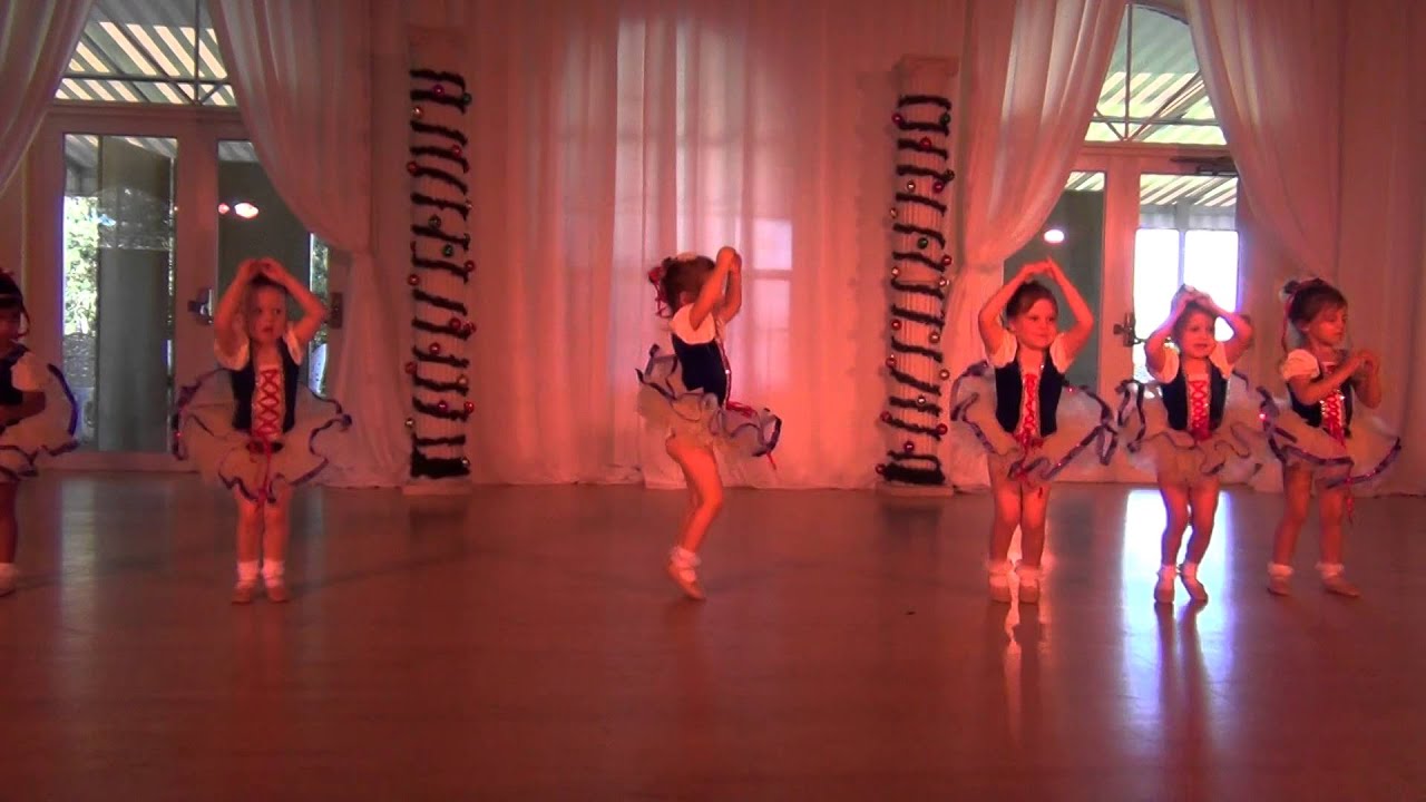 Emma's 1st Dance Recital - 3yrs old - March of the Nutcracker - YouTube