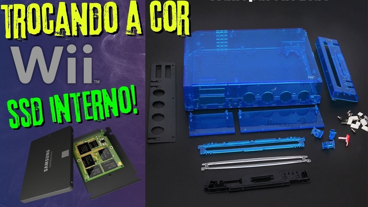 Mudando a cor do Wii e testando um SSD - você não vai acreditar no que ...