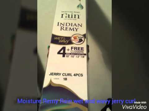 Moisture Remy Rain wet and wavy jerry curl - YouTube