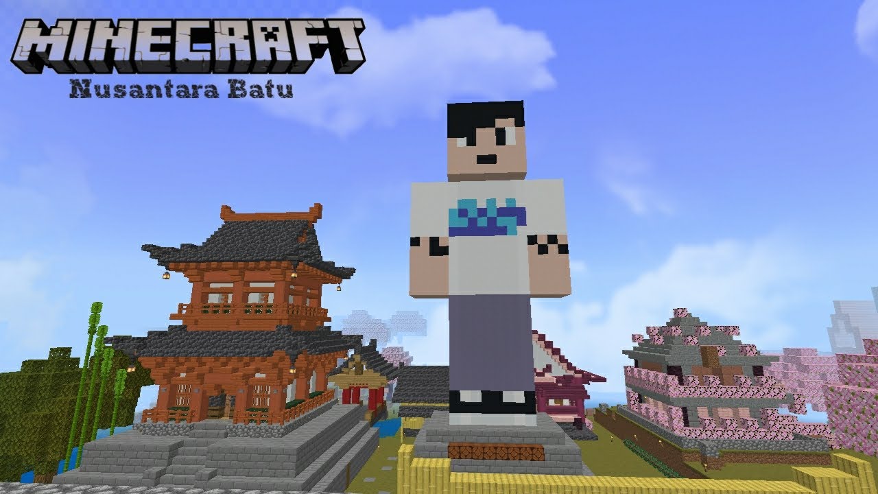 Live server nusantara batu #6-minecraft - YouTube