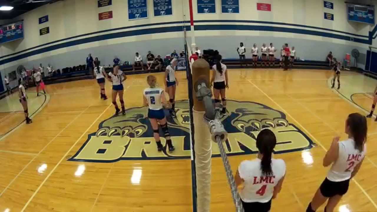 KCC volleyball vs. Lake Michigan College, Sept. 4, 2014 (time-lapse ...