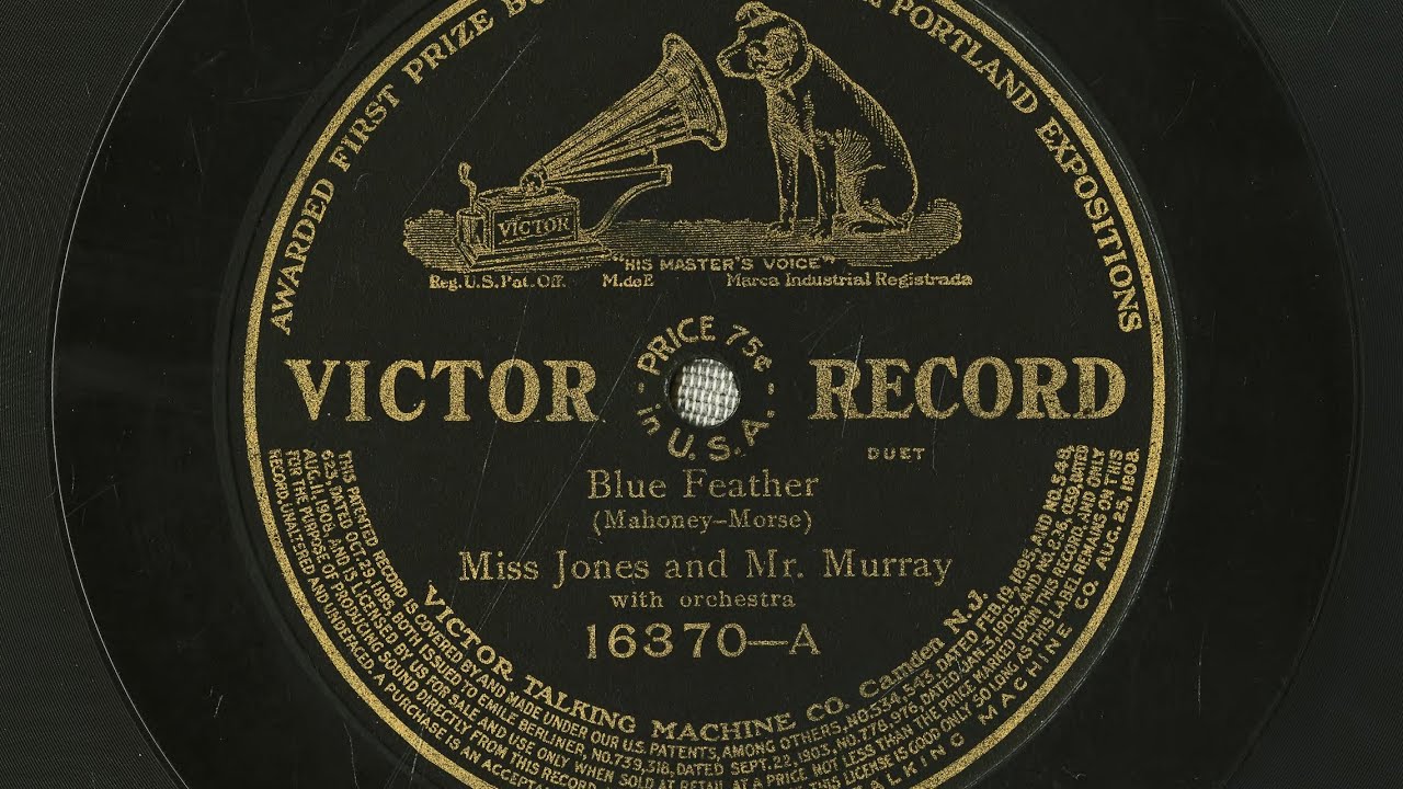 Blue Feather Ada Jones and Billy Murray 1909 - YouTube