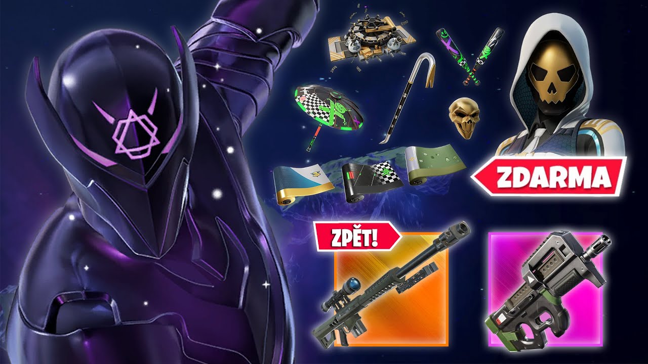 *OBROVSKÝ* FORTNITE UPDATE - ZADARMO SKIN! + 16 ODMĚN! - YouTube