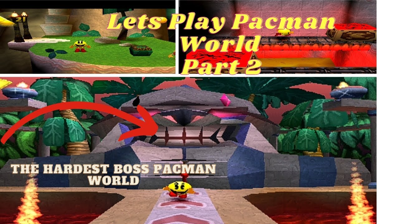 Defeating The Anubis Rex Lets Play Pacman World Part 2 Youtube