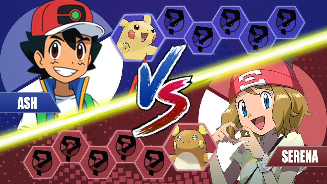 Pokemon Battle Alternate World: Ash Vs Alola Serena - YouTube