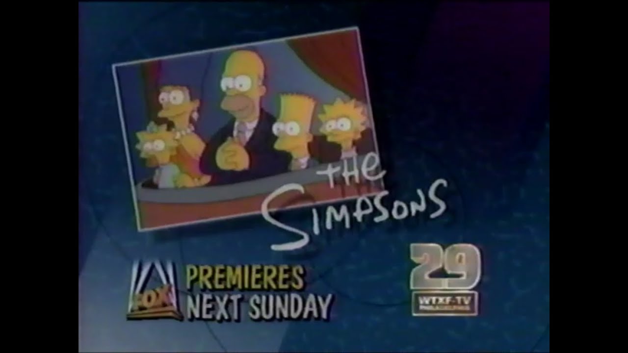 The Simpsons Series Premiere Promo - YouTube