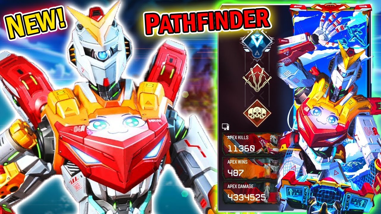New Skin Pathfinder สกินใหม่กันดั้มสวยจ๊าด | Apex Legends Gameplay ...