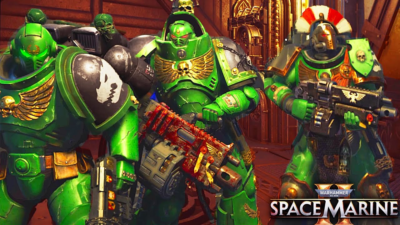 SALAMANDERS SQUAD: Heavy Bolter vs Tyranids! - Warhammer 40k: Space ...