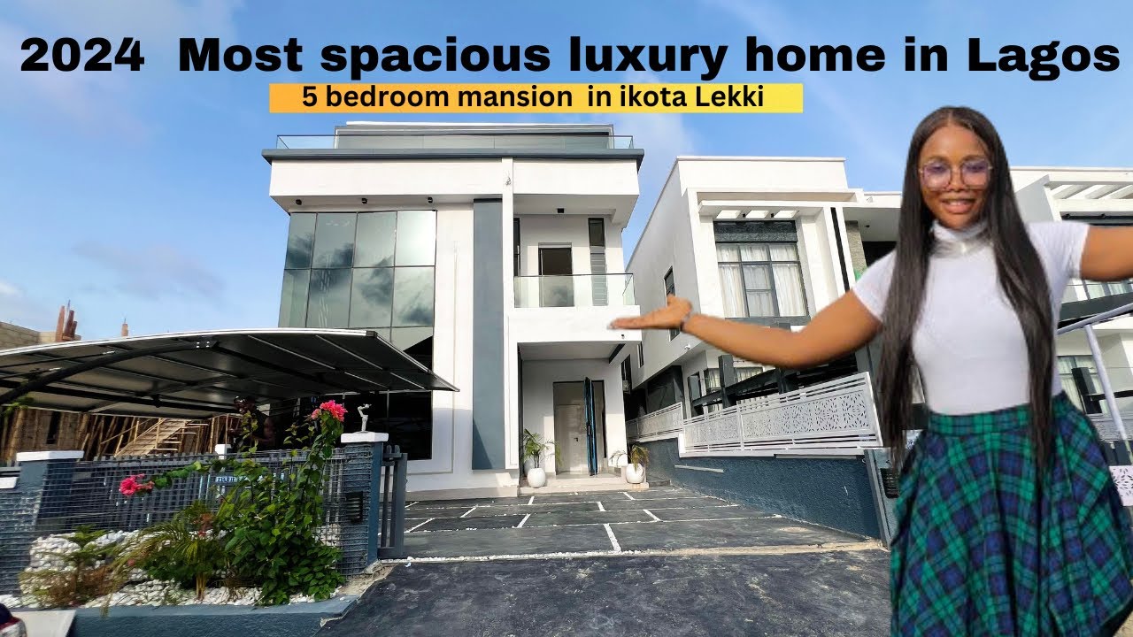 Most spacious 5 bedroom luxury home in ikota lekki Lagos Nigeria - YouTube