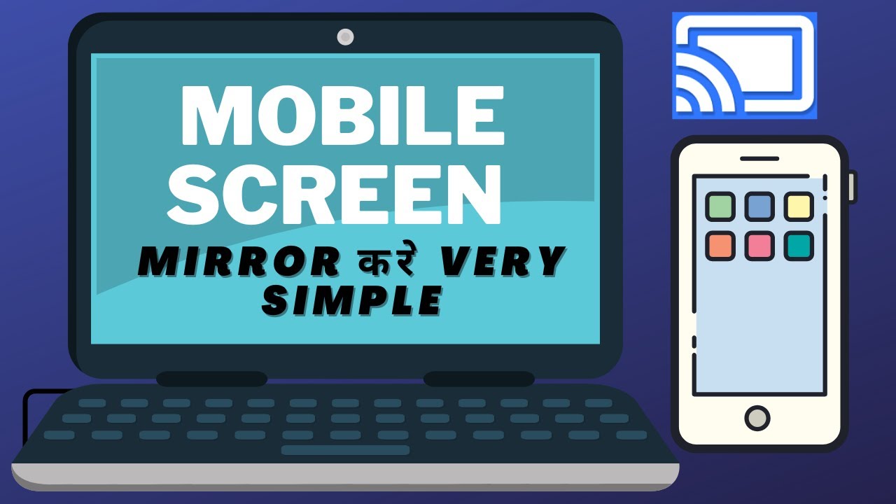 How To CAST Android Mobile Phone Screen to PC & Laptop | Mobile Screen ...