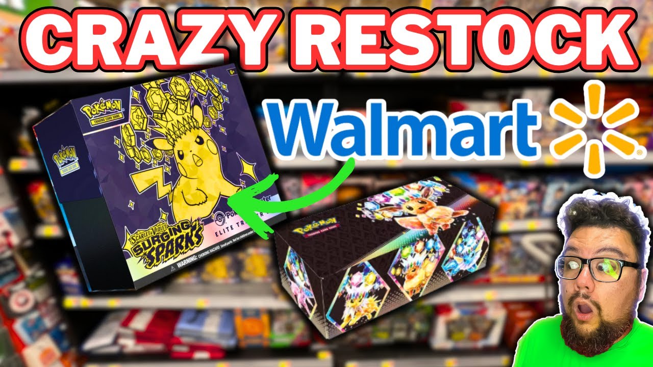 Walmart Pokémon Restock JACKPOT! Opening Boxes with HUGE Pulls - YouTube