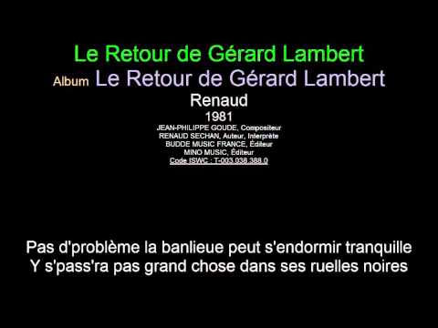 Le Retour de Gérard Lambert - YouTube