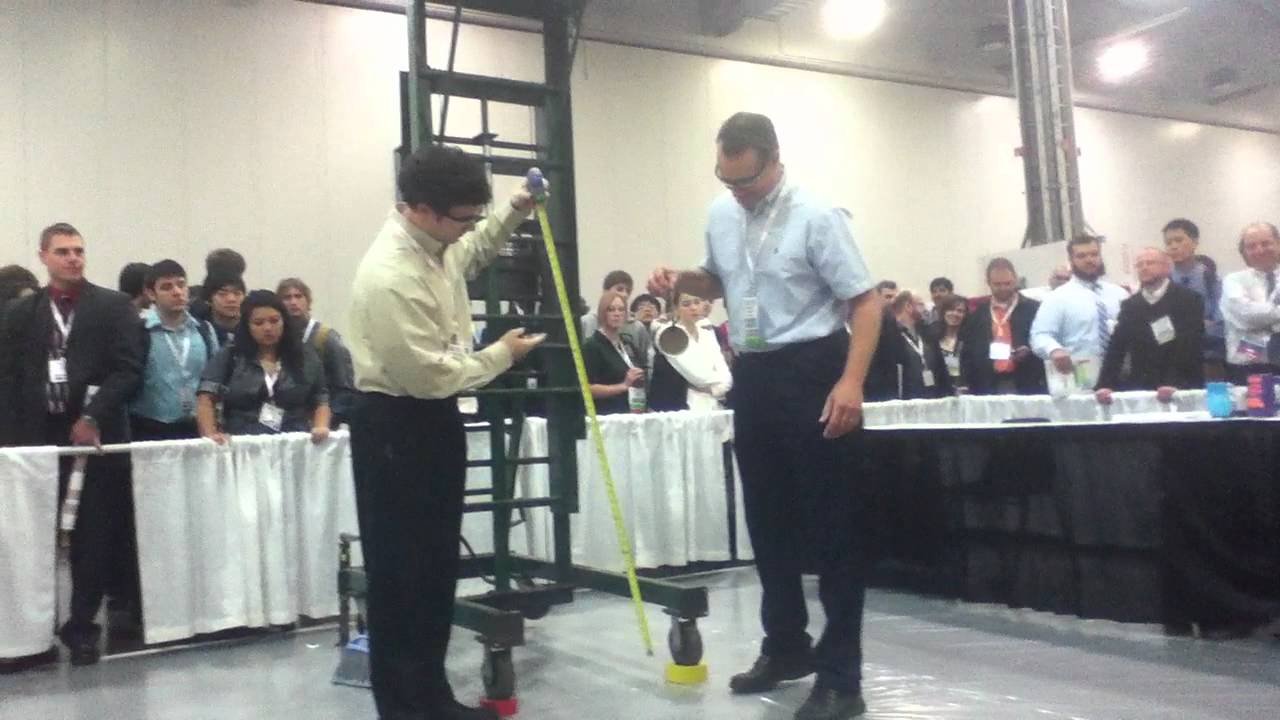 Mug drop competition at MS&T 2011 - YouTube
