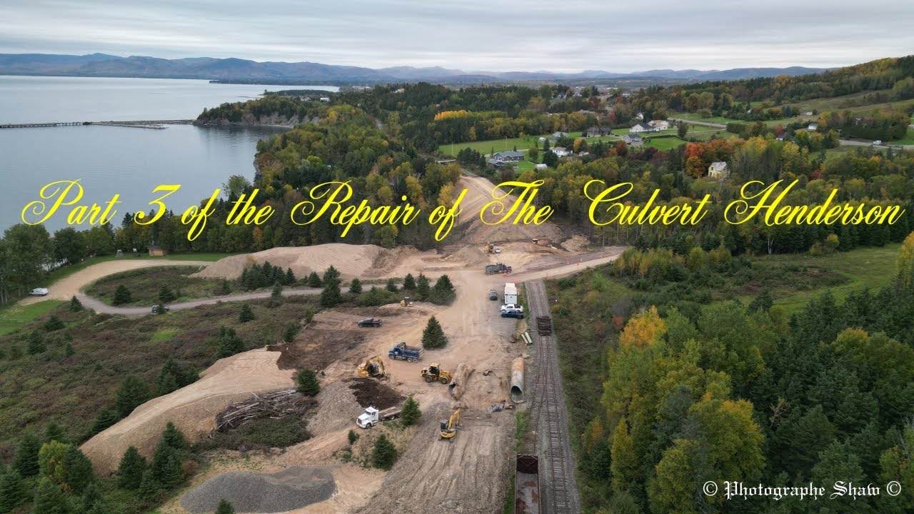 Part 3 of the Repair of The Culvert Henderson Crossing New Richmond ...