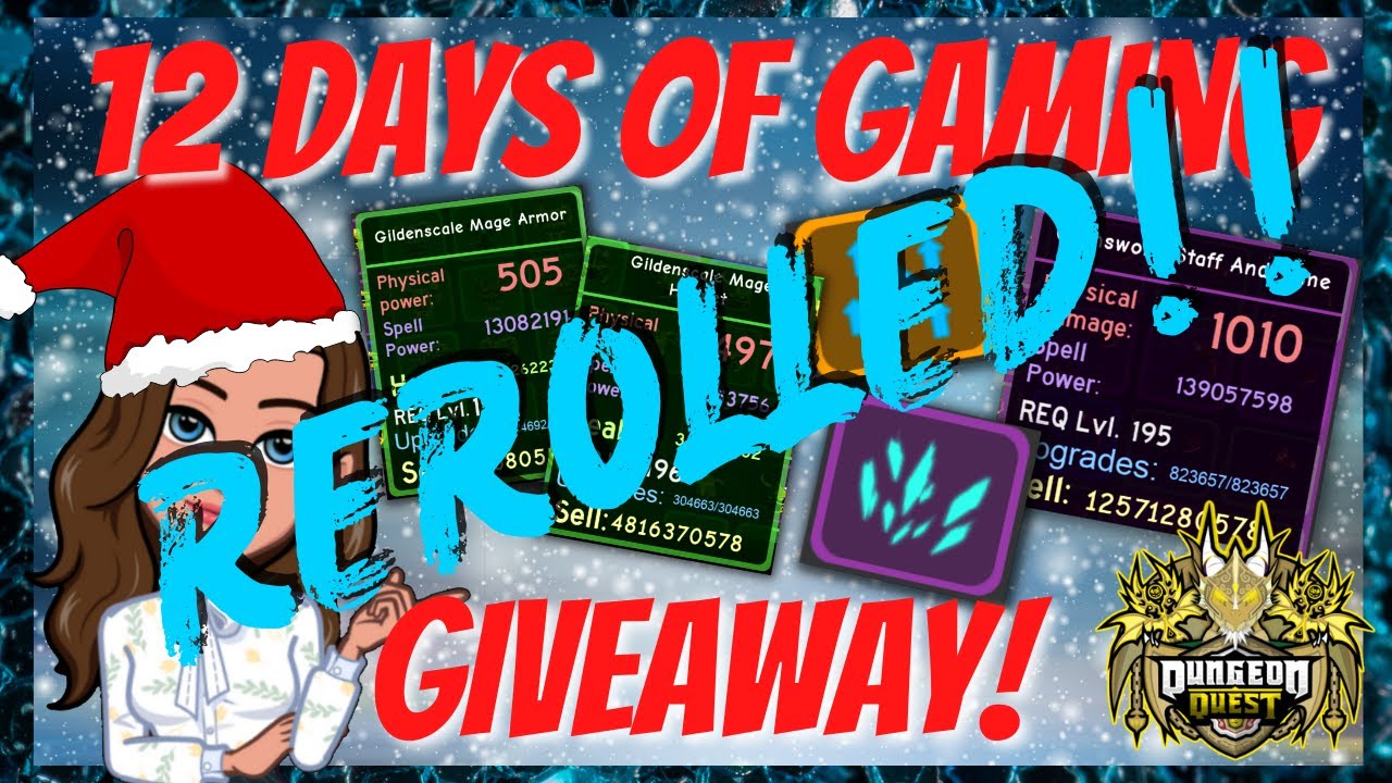 Roblox Dungeon Quest // Gilded Skies GIVEAWAY // 12 Days of Gaming ...