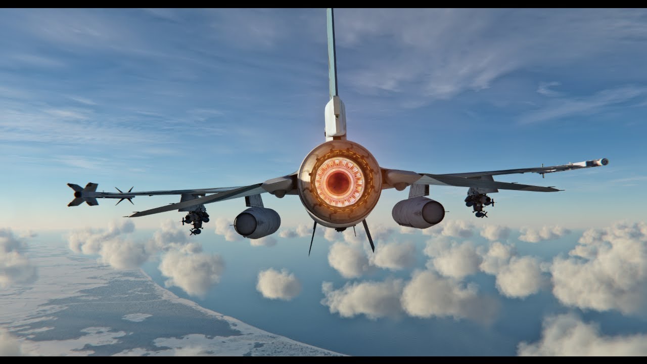 DCS world F-16 gameplay [ Keyboard and mouse control] - YouTube