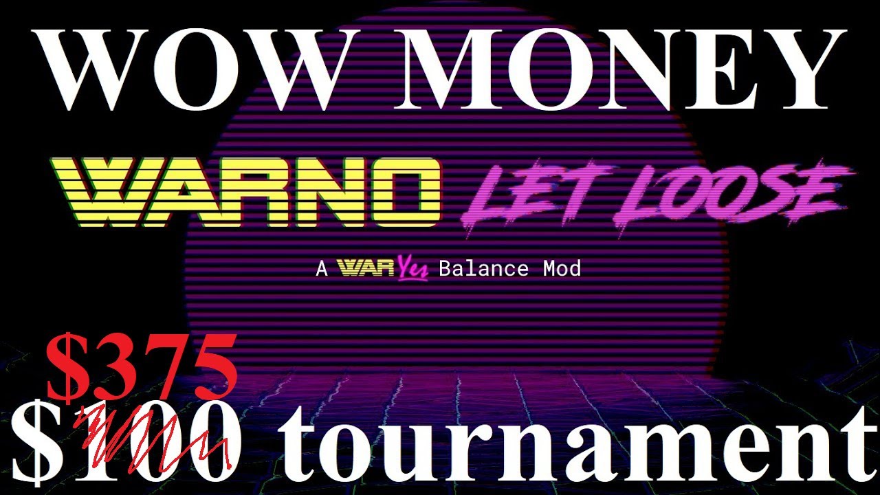 Warno $375.00 Tournament Announcement Wowee - YouTube