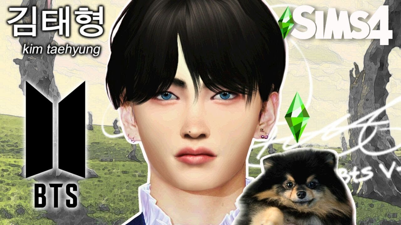 The Sims 4 CAS : BTS TAEHYUNG/V + YEONTAN + CC LINKS + DOWNLOAD ...