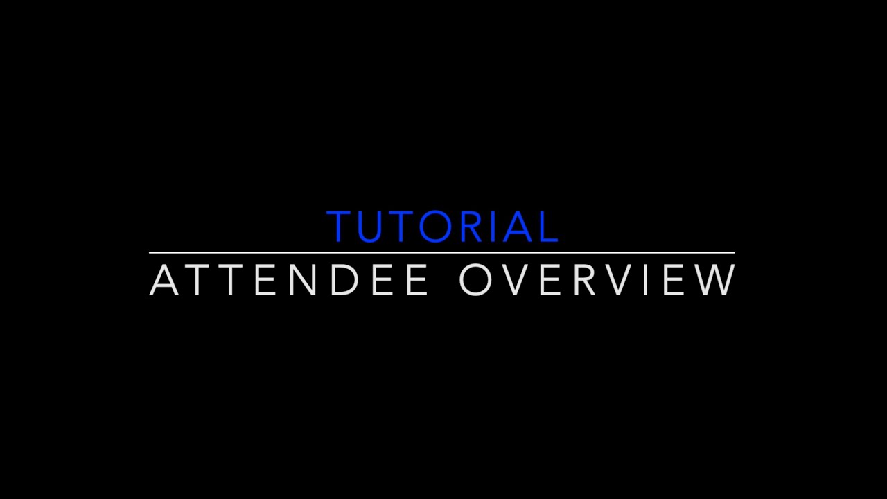 Tutorial: Attendee Overview for AAS 237 - YouTube