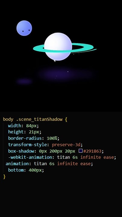 Create A Stunning Neptune Animation With Html And Css 🌌 Coding Html Htmlcss Youtube