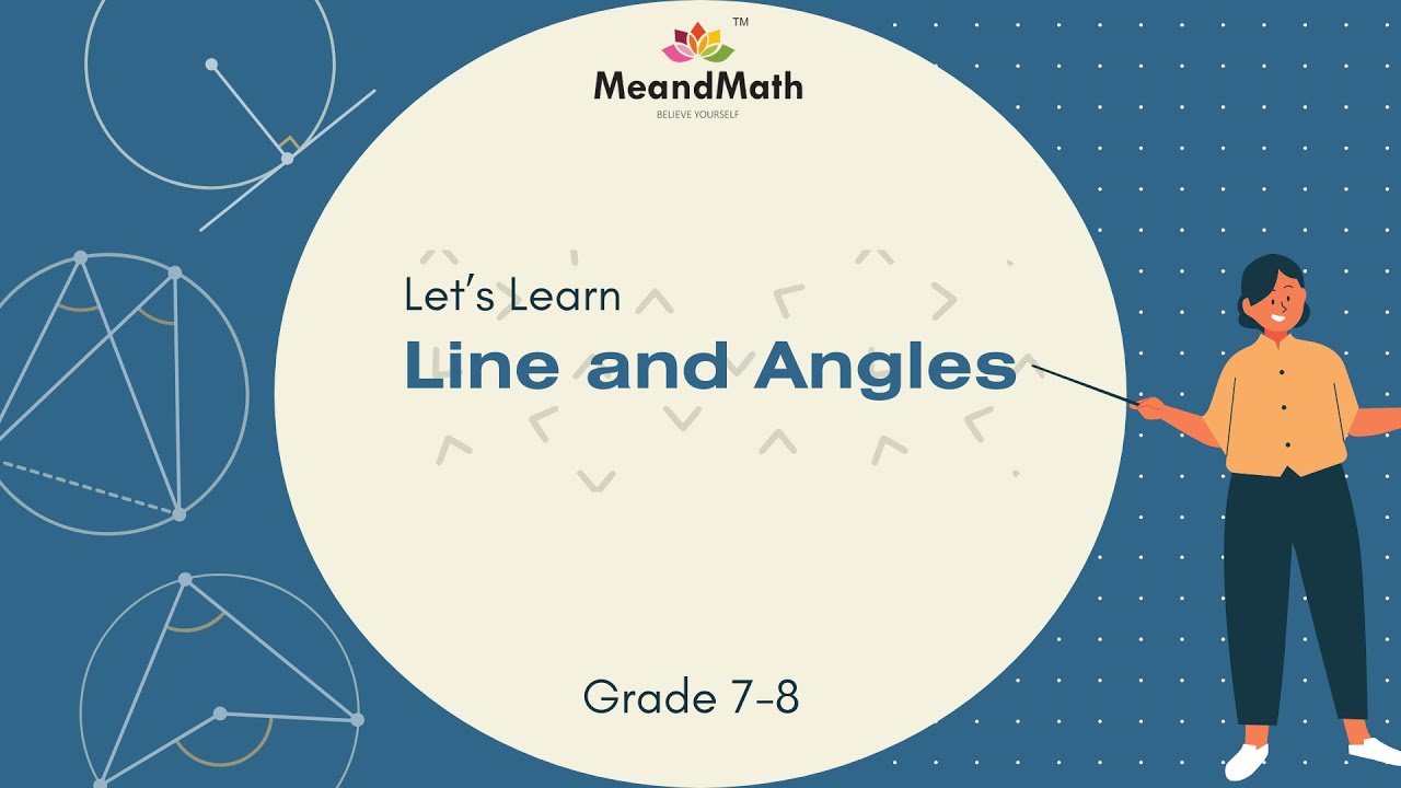 Lines and angles for grade 7-8 - YouTube