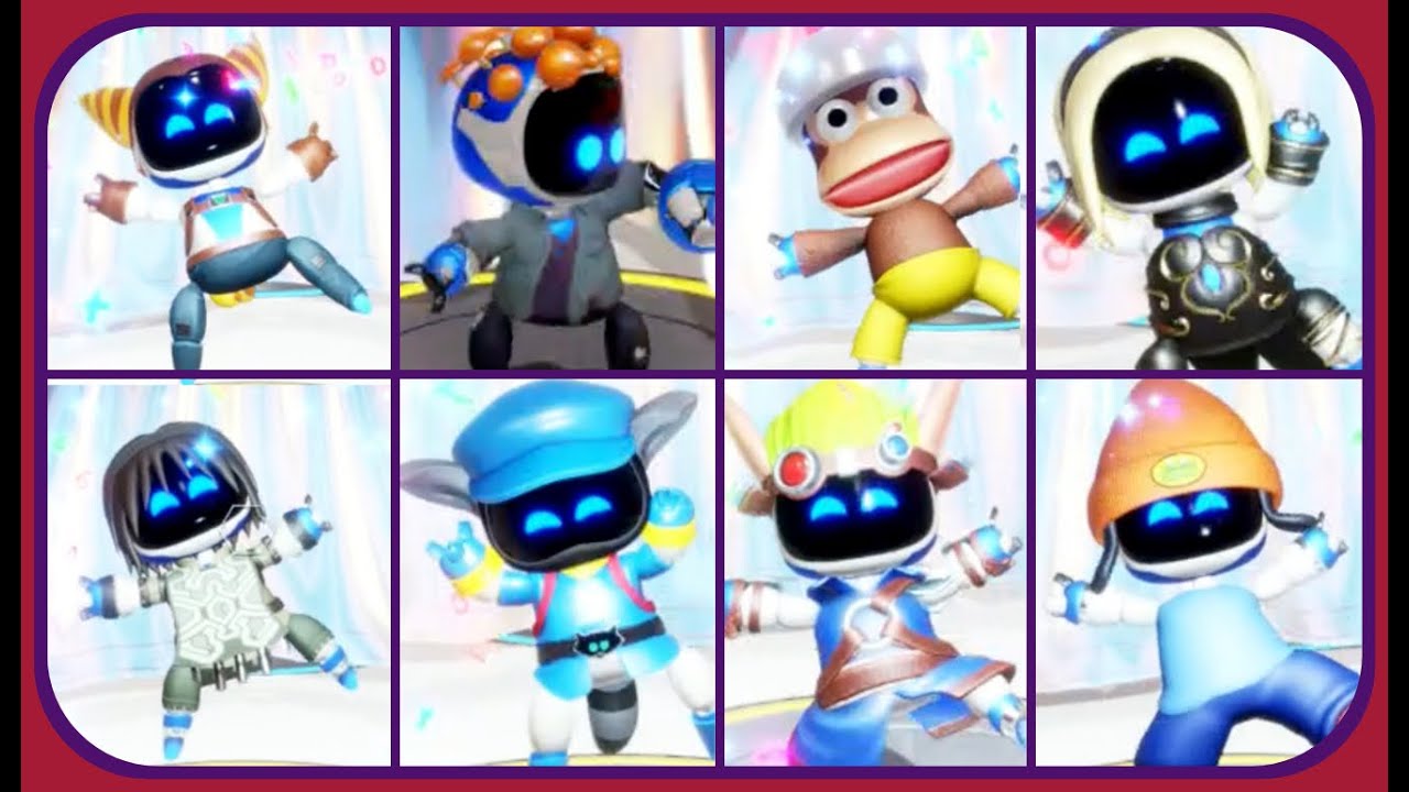 Astro Bot - All Costumes - YouTube