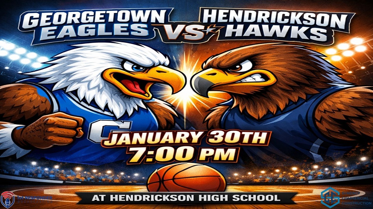 HS Boys Basketball - Georgetown Eagles at Hendrickson Hawks - 01.30. ...