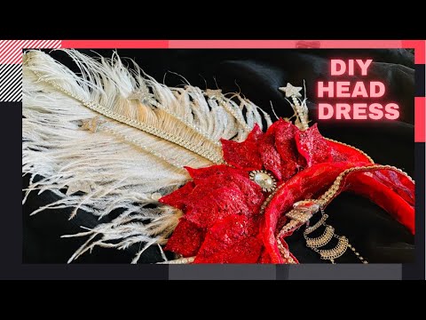 DIY Headdress / DIY Head Piece / DIY Fashion / Las Vegas Show Girl Head ...