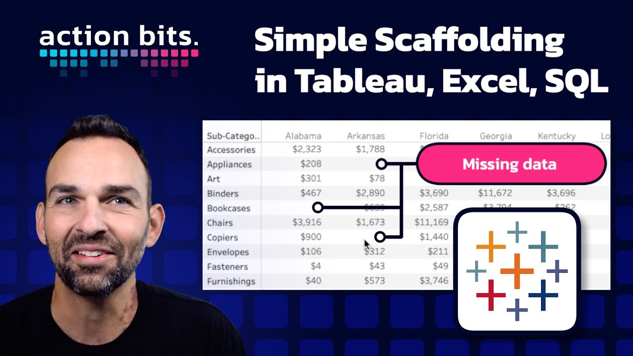 Action Bits: Simple Scaffolding in Tableau, Excel, SQL - YouTube